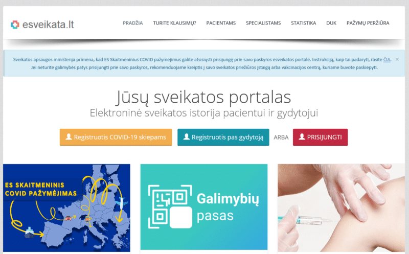 Esveikata - Kaip prisijungti? | Covid-19 galimybių pasas | ZinauKaip.lt