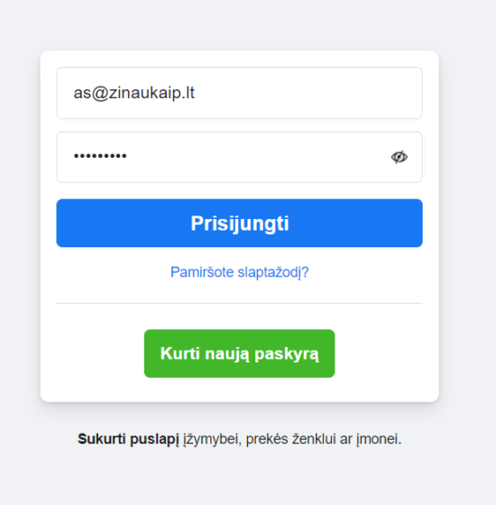 Kaip prisijungti prie savo Facebook paskyros | ZinauKaip.lt