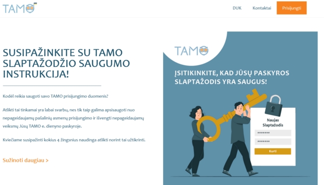 Kaip prisijungti prie Tamo | ZinauKaip.lt